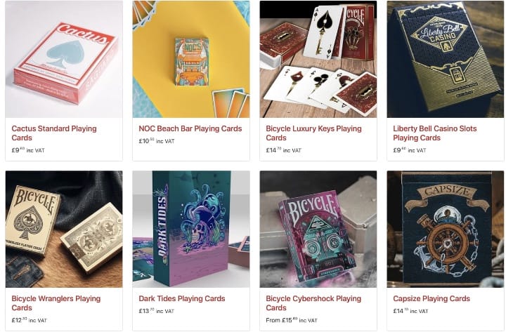 Where To Buy Playing Cards | Vanishing Inc. Magic
