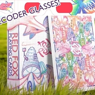 Red Fox Playing Cards magic - Vanishing Inc. Magic shop