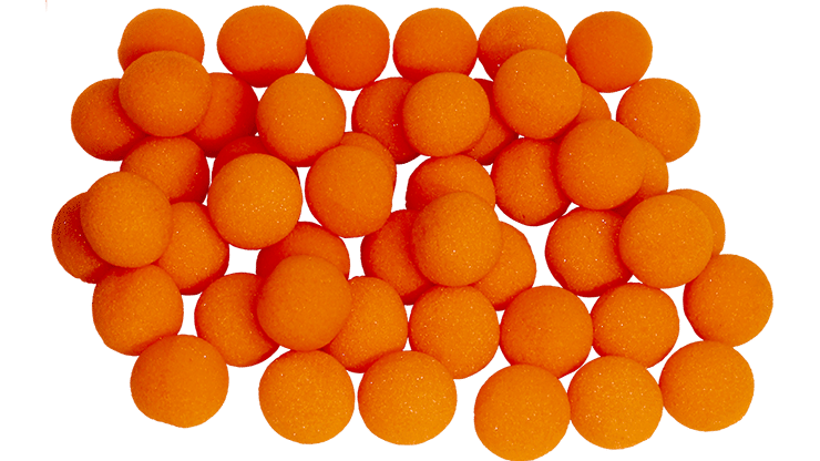 1" Super Soft Sponge Ball (Orange) Bag of 50 from Magic By Gosh
