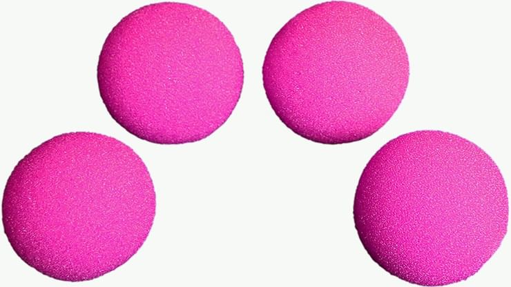 1.5 inch HD Ultra Soft Hot Pink Sponge Ball Set from Magic