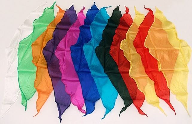 18in Diamond Cut Silks by Gosh (12-Pack Assorted Colors)