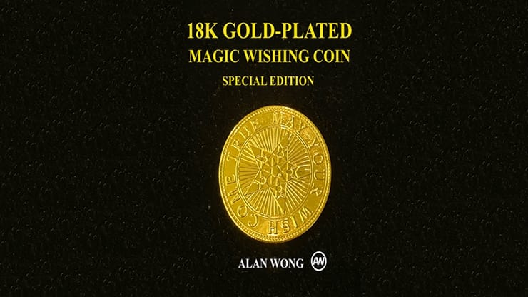 18K Gold Plated Magic Wishing Coin | Vanishing Inc. Magic