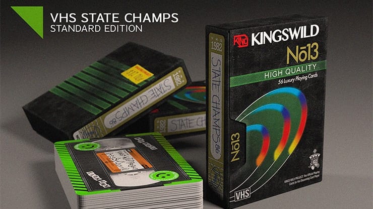 1982 VHS-State Champs Playing Cards - Vanishing Inc. Magic shop