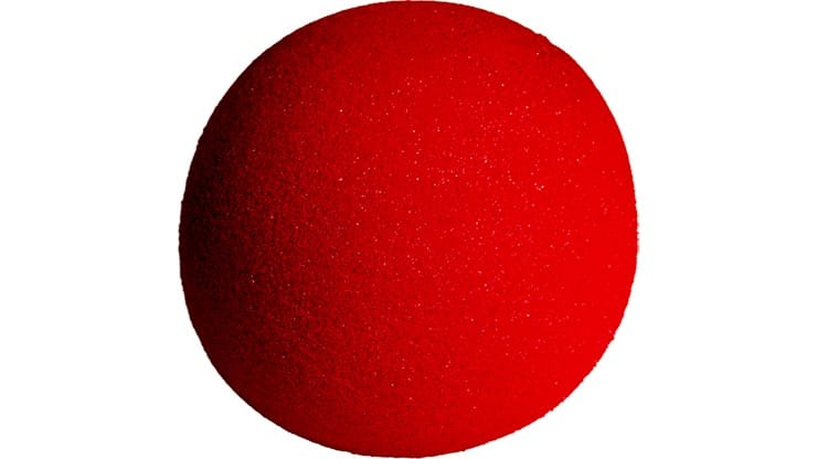 4" Reg Sponge Ball (Red) - Magic by Gosh - Vanishing Inc. Magic shop