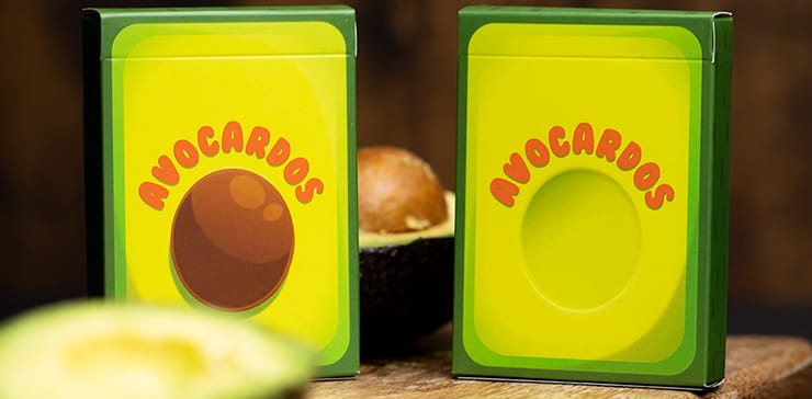 Avocado Playing Cards - Riffle Shuffle - Vanishing Inc. Magic shop