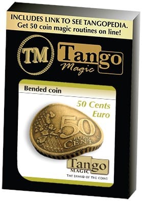 Bent Coin - 50 Euro Cents - Tango Magic - Vanishing Inc. Magic shop