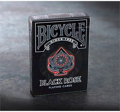 Bicycle Black Rose Playing Cards - Vanishing Inc. Magic shop