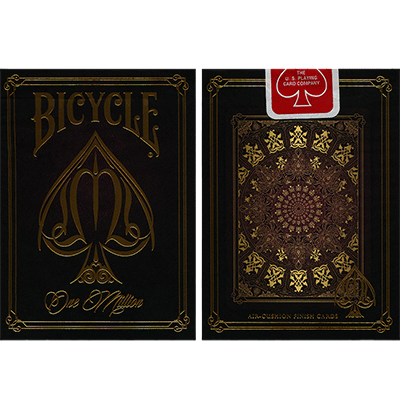 Bicycle One Million Playing Cards (Red) - Vanishing Inc. Magic shop