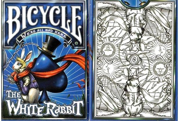 Bicycle White Rabbit Playing Cards - Vanishing Inc. Magic shop