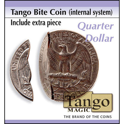 Bite Coin - Quarter Dollar (Premium) - Vanishing Inc. Magic shop
