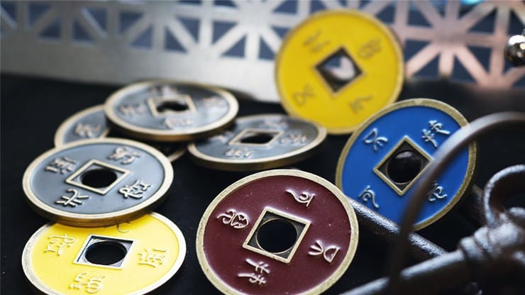 Chinese Coin Set (7 Coins/1 Double-Sided Coin/1 Expanded Shell)