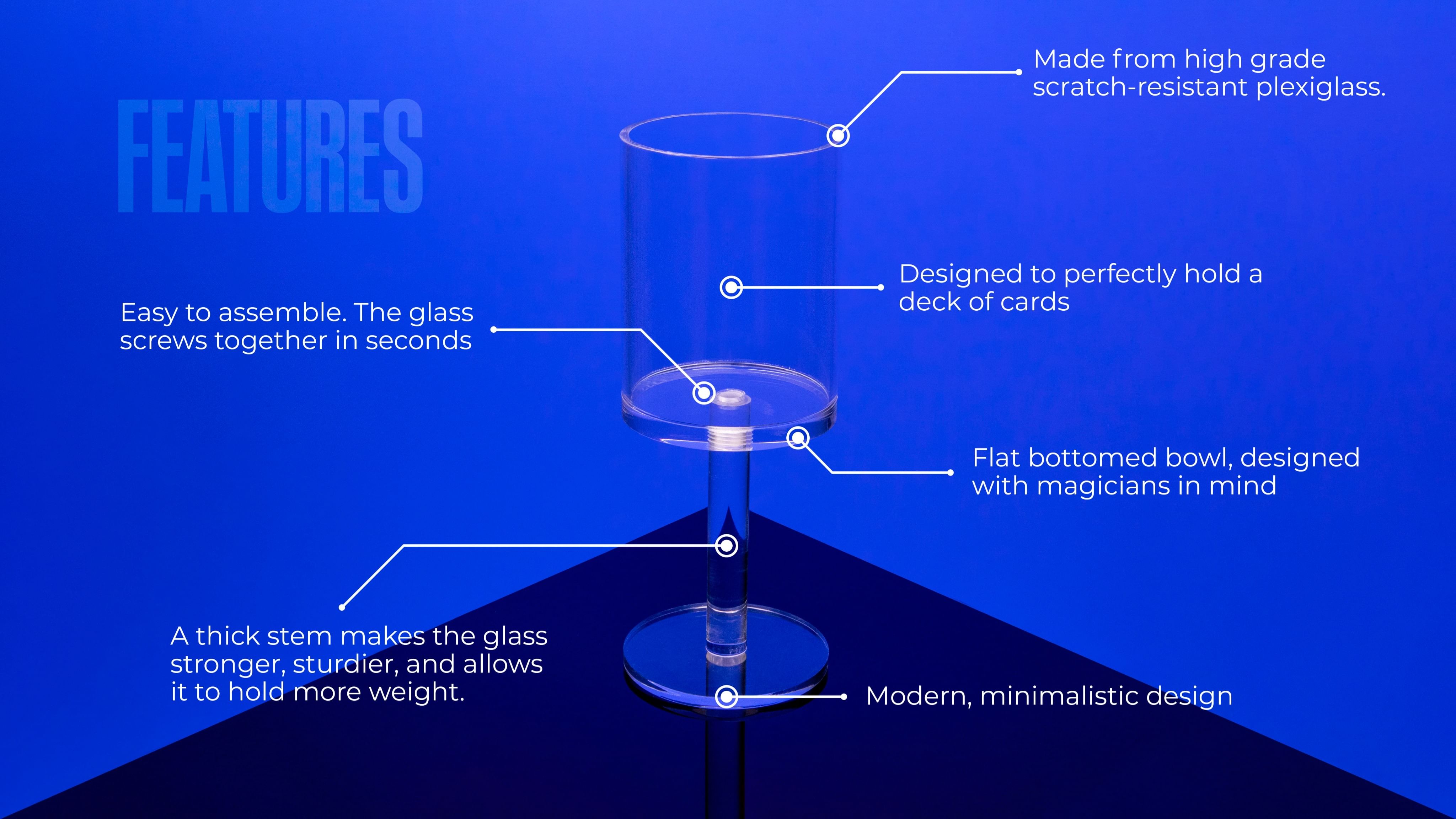 Collapsible Wine Glass - Joshua Jay - Vanishing Inc. Magic shop