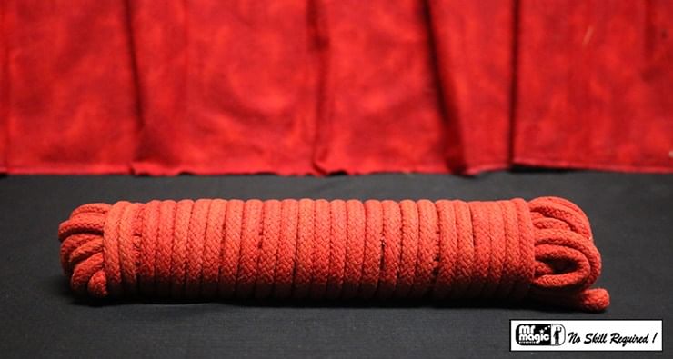 Cotton Rope 50' (red) - Mr. Magic - Vanishing Inc. Magic shop