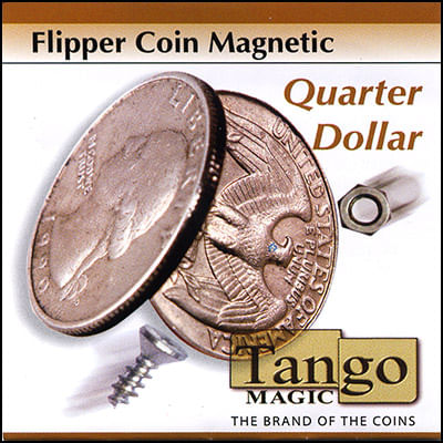 Flipper - Quarter (Magnetic) - Tango Magic - Vanishing Inc. Magic shop