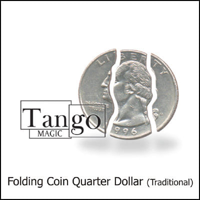 Folding Coin - Quarter - Tango Magic - Vanishing Inc. Magic shop