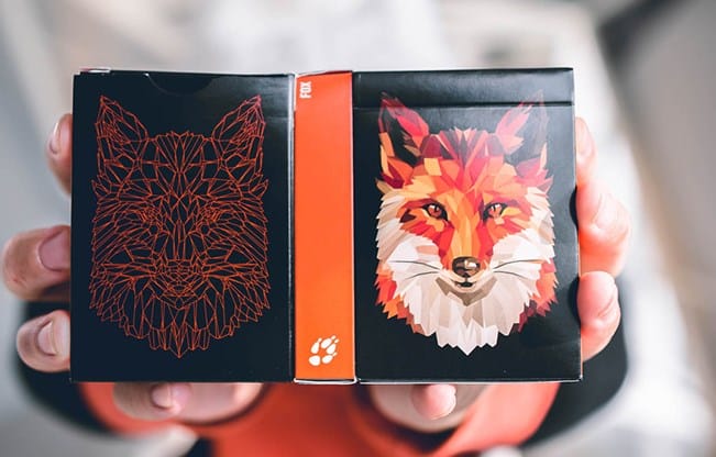 Fox Playing Cards - Riffle Shuffle - Vanishing Inc. Magic shop