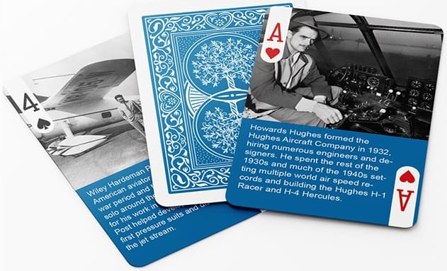 History Of Aviation Playing Cards - Vanishing Inc. Magic shop