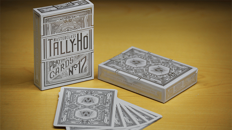 Tally-Ho Chrome White Masterclass Playing Cards