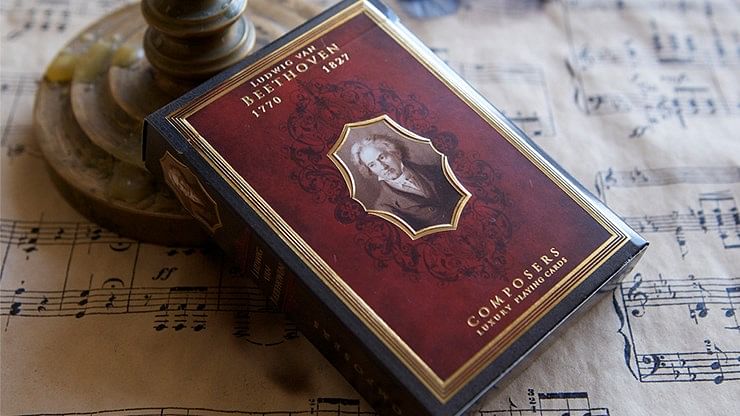 Composers Ludwig Van Beethoven Playing Cards - Vanishing Inc. Magic shop