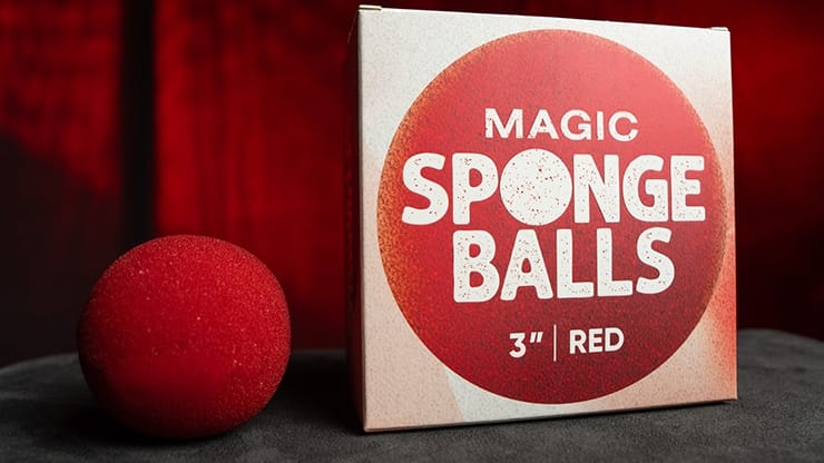 3in Magic Sponge Balls (50-Pack | Red) - Vanishing Inc. Magic shop