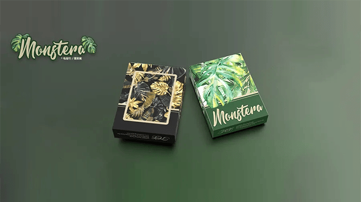 Limited Edition Monstera Playing Cards - Vanishing Inc. Magic shop