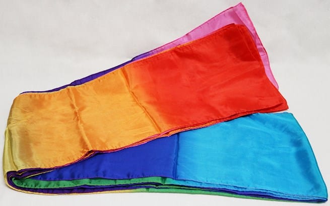 30ft Multicolored Silk Streamer - Vanishing Inc. Magic shop