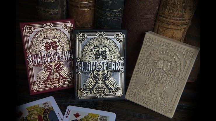 Shakespeare Playing Cards - Noir Arts - Vanishing Inc. Magic shop