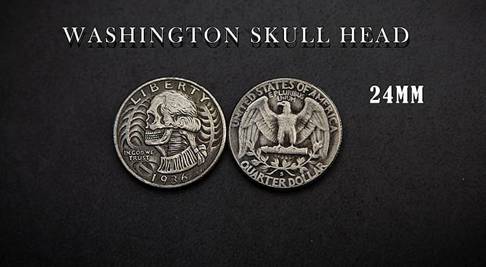 Skull Head Coin (Multiple Versions Available)