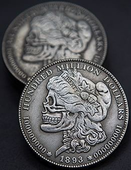 Skull Head Coin (Multiple Versions Available)