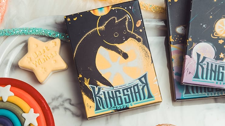 Space Cat V2 Playing Cards - Vanishing Inc. Magic shop