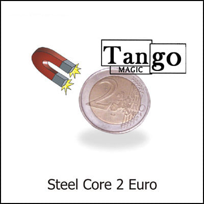 Steel Core Coin - 2 Euros - Tango Magic - Vanishing Inc. Magic shop