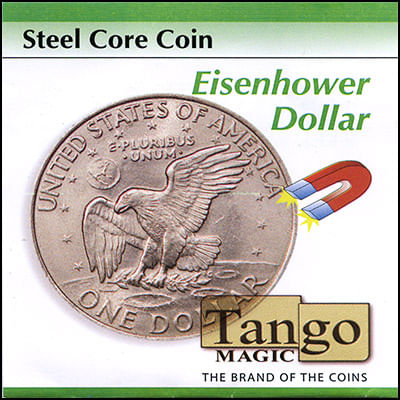 Steel Core Coin - Eisenhower Dollar - Vanishing Inc. Magic shop