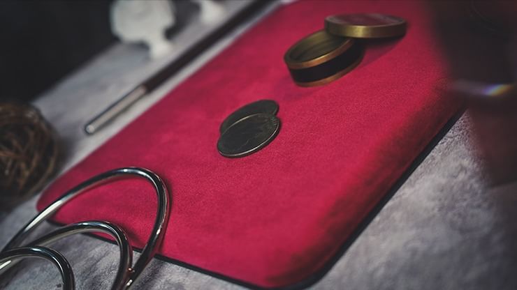 Suede Leather Plush Close-Up Magic Pad - Vanishing Inc. Magic shop