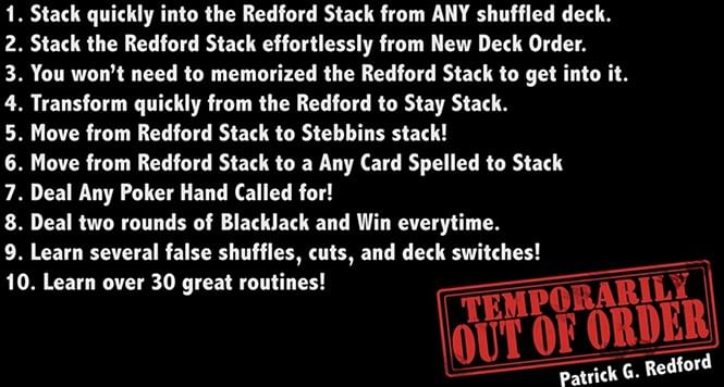 Temporarily Out of Order - Patrick Redford - Vanishing Inc. Magic shop