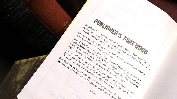 The Nikola Card System - Louis Nikola - Vanishing Inc. Magic shop