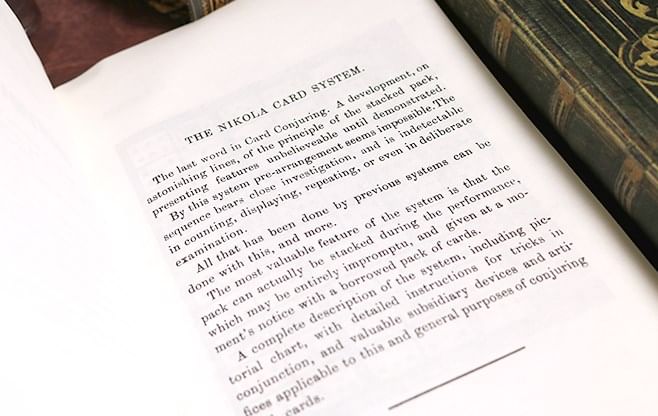 The Nikola Card System - Louis Nikola - Vanishing Inc. Magic shop