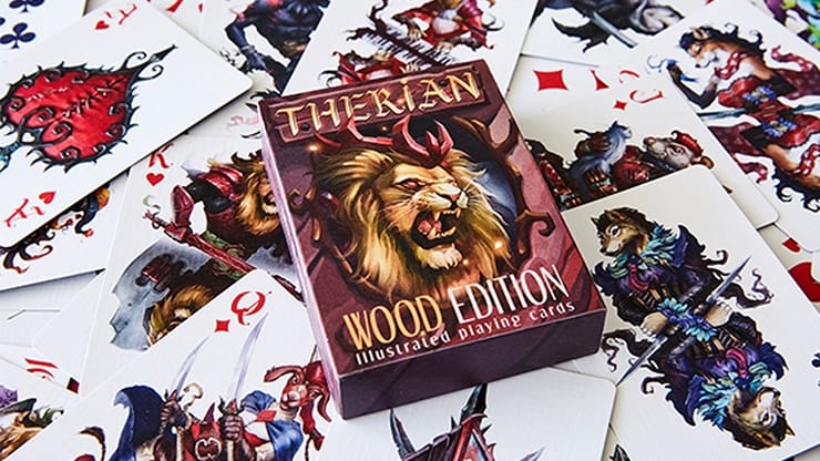 Therian Wood Playing Cards - Vanishing Inc. Magic shop