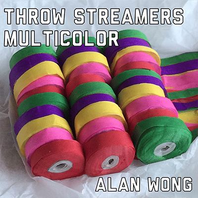 Throw Streamers Multi-Colored (10 pack) - Vanishing Inc. Magic shop