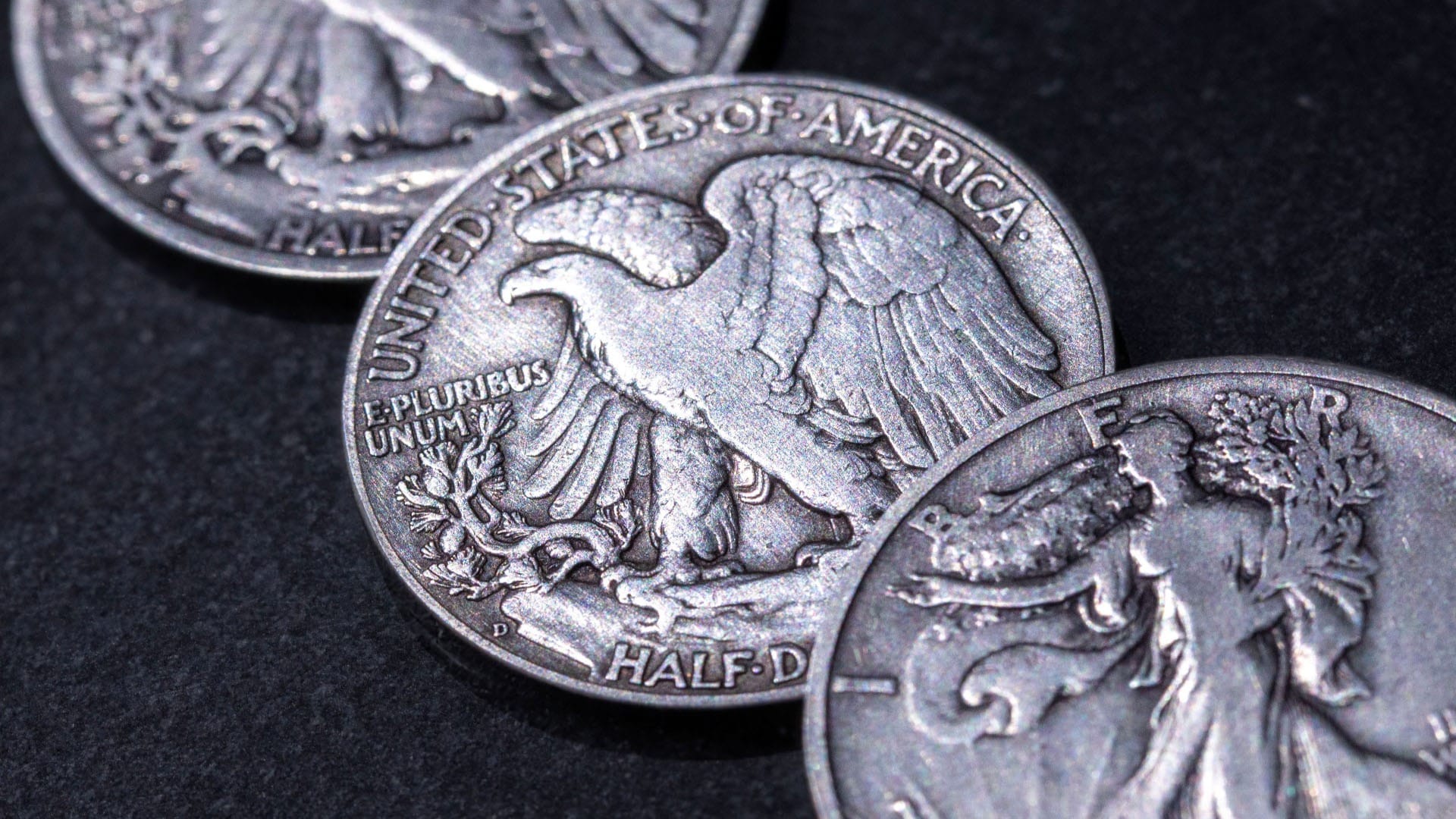 Triad Coins (Walking Liberty Half Dollars) - Vanishing Inc. Magic shop