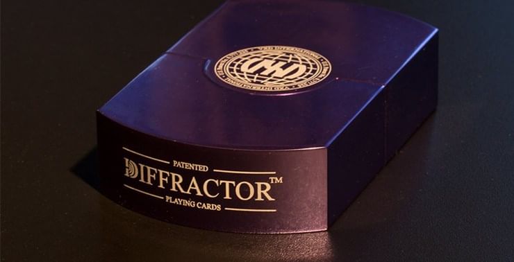 Ultraviolet Vegas Diffractor Playing Cards - Vanishing Inc. Magic shop