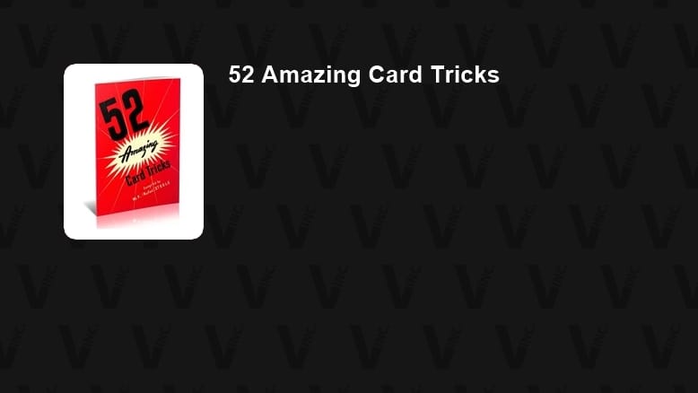 52 Amazing Card Tricks - Vanishing Inc. Magic shop
