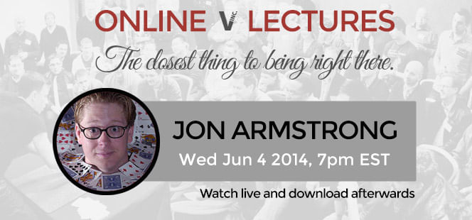 Jon Armstrong Live Lecture - Jon Armstrong - Vanishing Inc. Magic shop