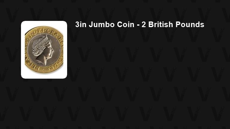 Jumbo Coins - Vanishing Inc. Magic shop