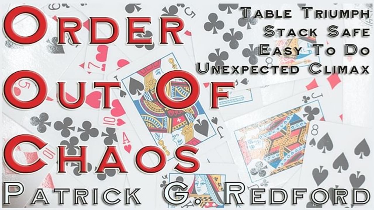 Order Out of Chaos - Patrick Redford - Vanishing Inc. Magic shop