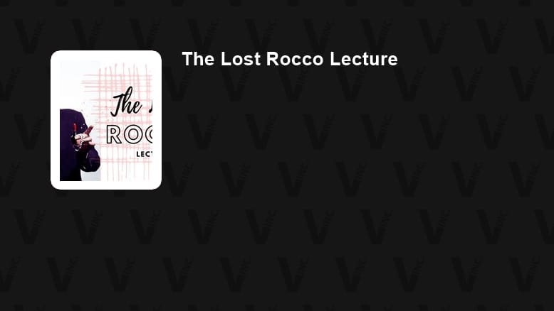 The Lost Rocco Lecture - Rocco Silano - Vanishing Inc. Magic shop